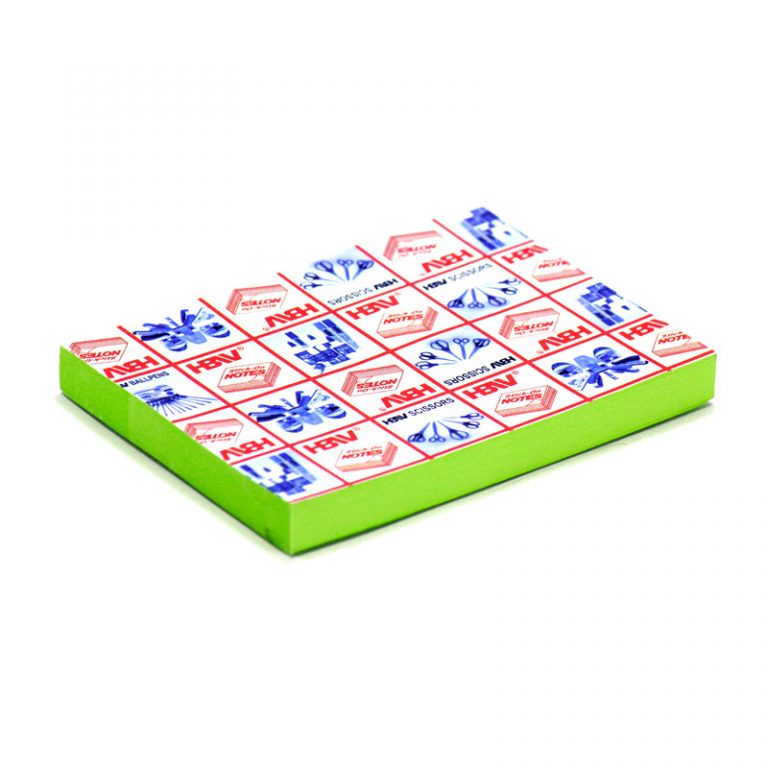 HBWOffice Stick-On Note Pad 3" x 4" - HBW