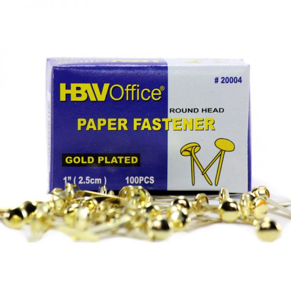 HBWOffice Paper Fastener 1" Round Head - HBW