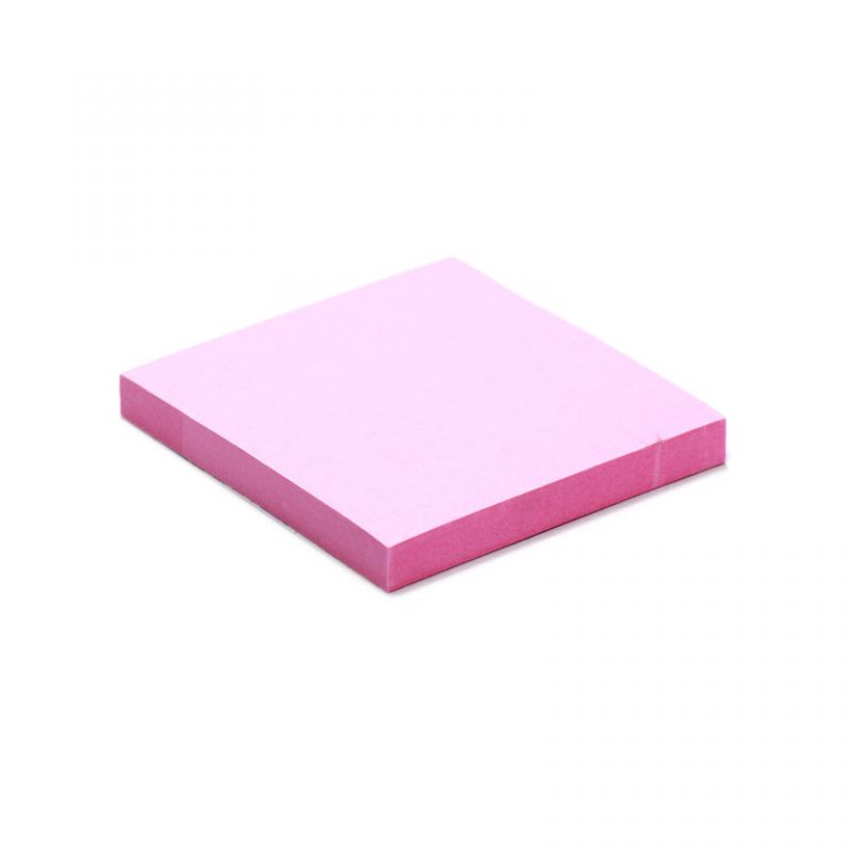 HBWOffice Stick-On Note Pad 3" x 3" - HBW