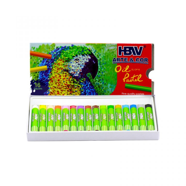 HBW Arte & Cor 16 Colors Oil Pastel - HBW