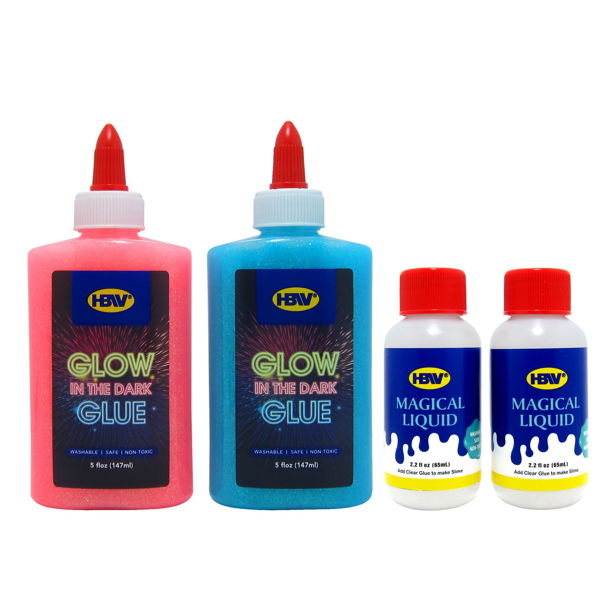"HBW" Glow In The Dark Slime Kit - HBW