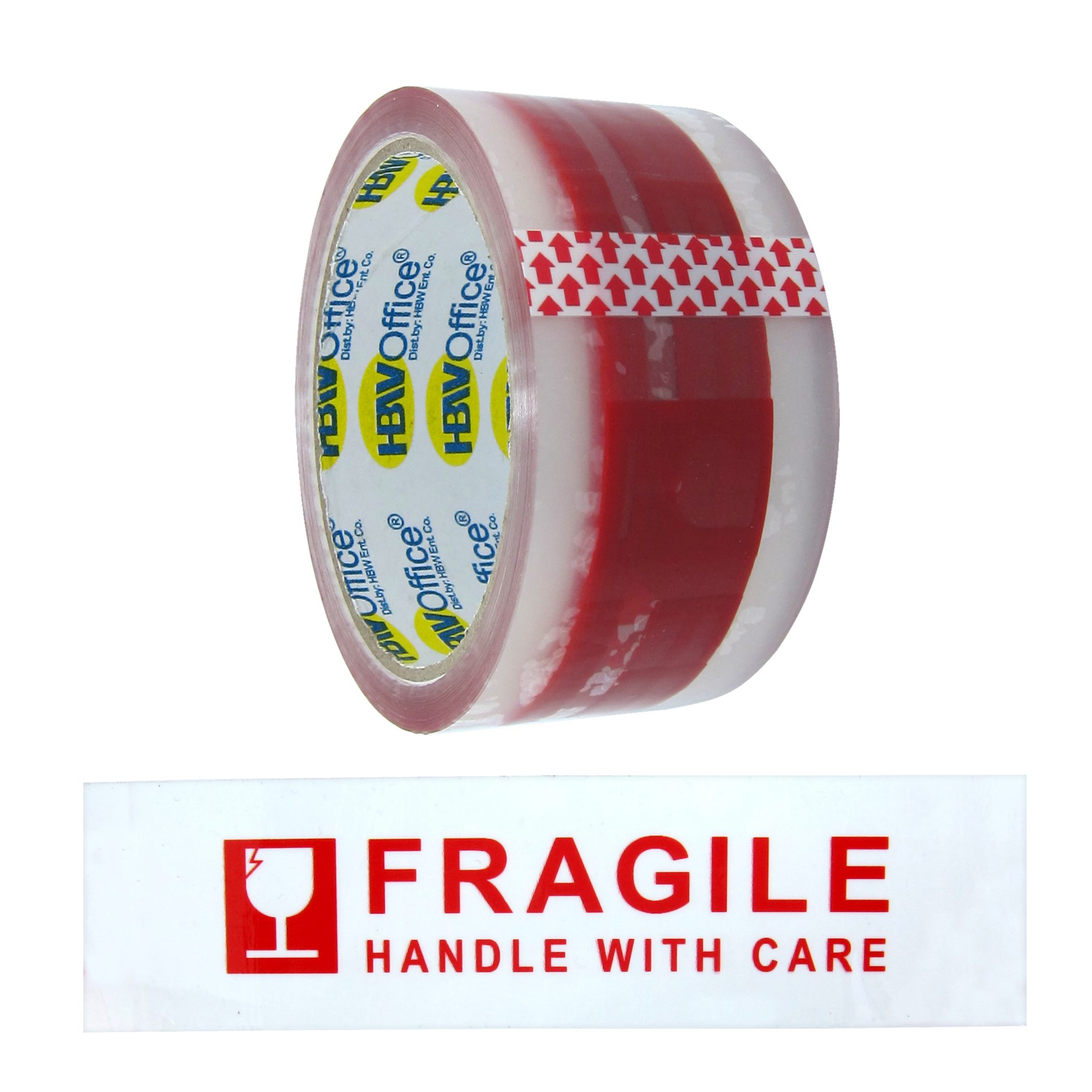 HBW FRAGILE PACKAGING TAPE 48mm X 50m - HBW