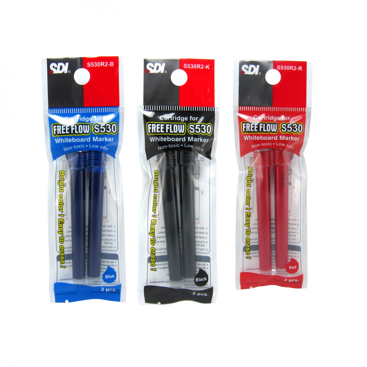 HBW SDI FREE FLOW CARTRIDGE REFILL FOR S530 WHITEBOARD MARKER - HBW